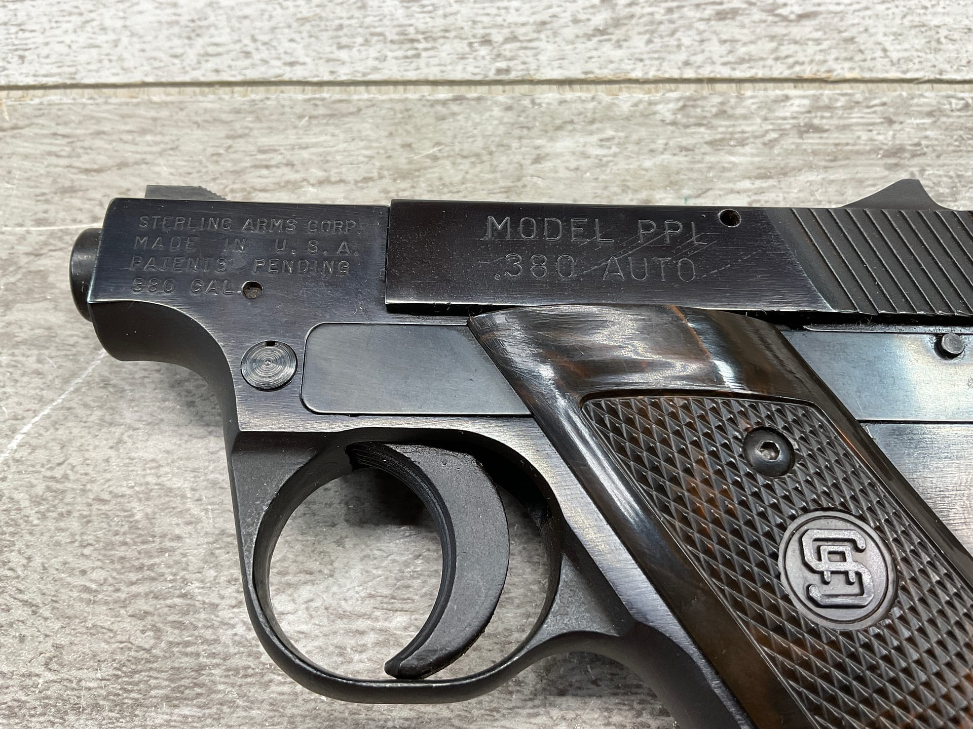 STERLING ARMS CORP MODEL PPL 380ACP SEMI AUTO PISTOL, RARE & MINTY ...