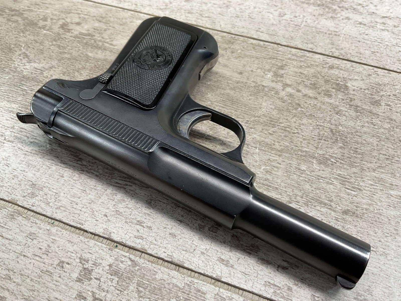 SAVAGE MODEL 1907 .32ACP PISTOL IN ORIGINAL KRAFT BOX, MINTY ...