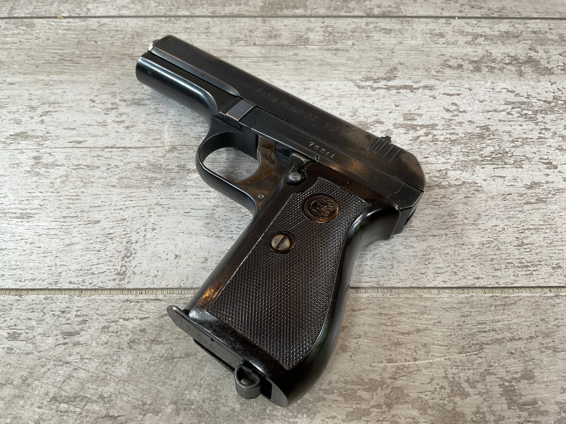 CZECH CZ27 PISTOLE MODELL 27 NAZI MARKED PISTOL - Checkpoint Charlie's