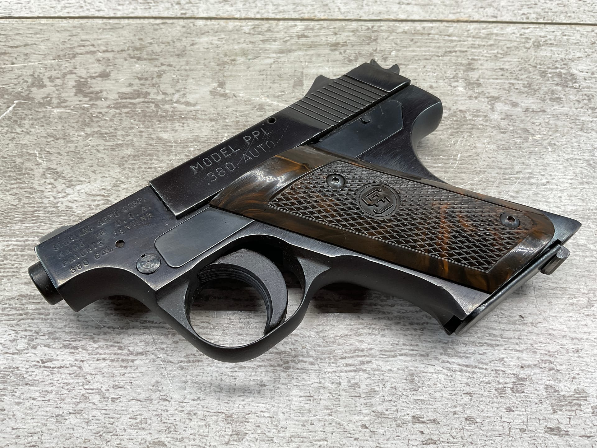 STERLING ARMS CORP MODEL PPL 380ACP SEMI AUTO PISTOL, RARE & MINTY ...