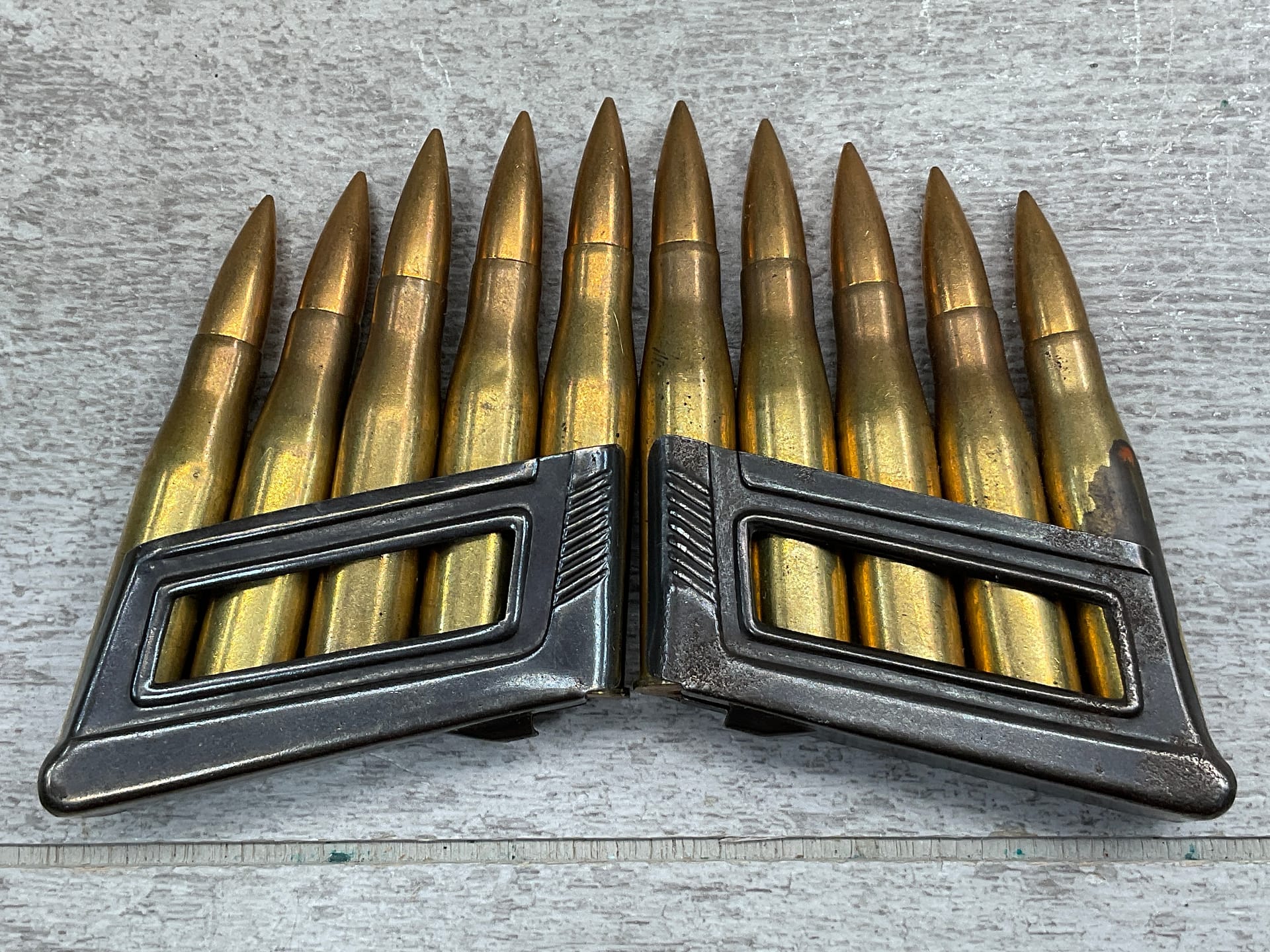 8X56R STEYR M95 AMMO, WWII NAZI MARKED, 1938, VINTAGE - Checkpoint ...