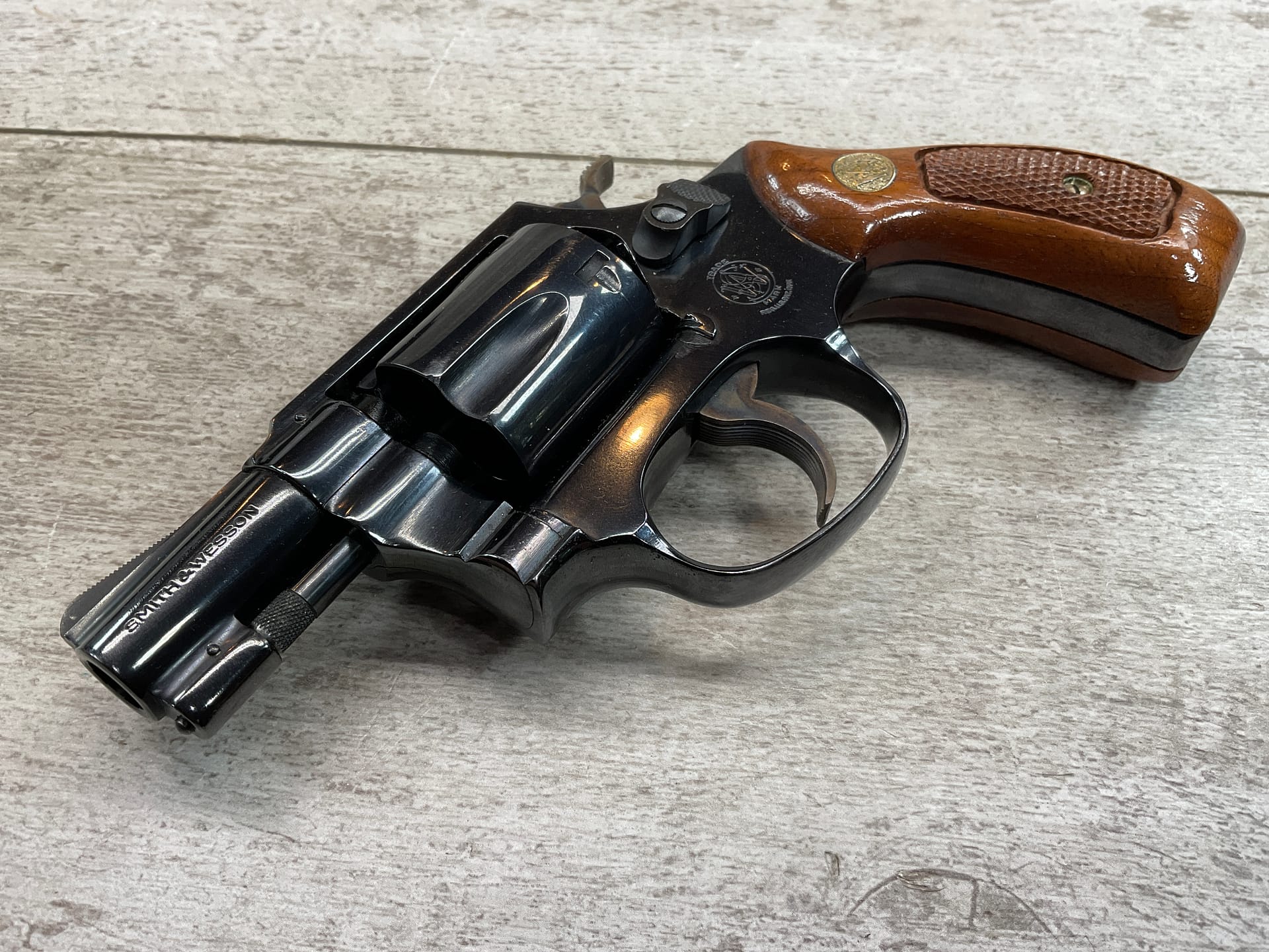 SMITH & WESSON .38S&W DA TERRIER MODEL REVOLVER #3-09044-PF ...